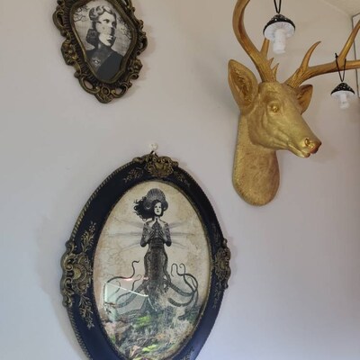 The Grief Handmade Baroque Frame, Complete With Prints, Glass and Metal ...