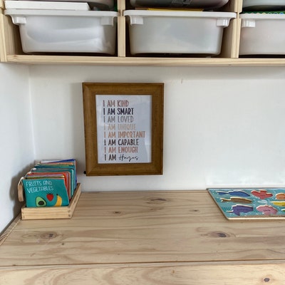 Neutral Kids Affirmation Wall Art, Custom Name Print, Affirmation for ...