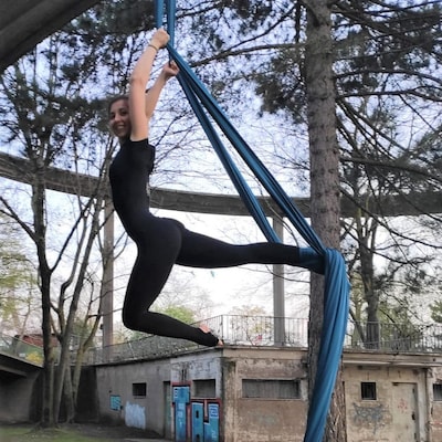 Aerial Costume Yoga Jumpsuit Woman Yoga Bodysuit Dance Unitard Costume ...