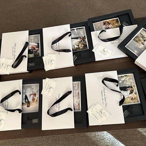 Personalized Photo Box 4x6", 5x7", 6x8" , Photo Packaging, Usb-box, DIY ...