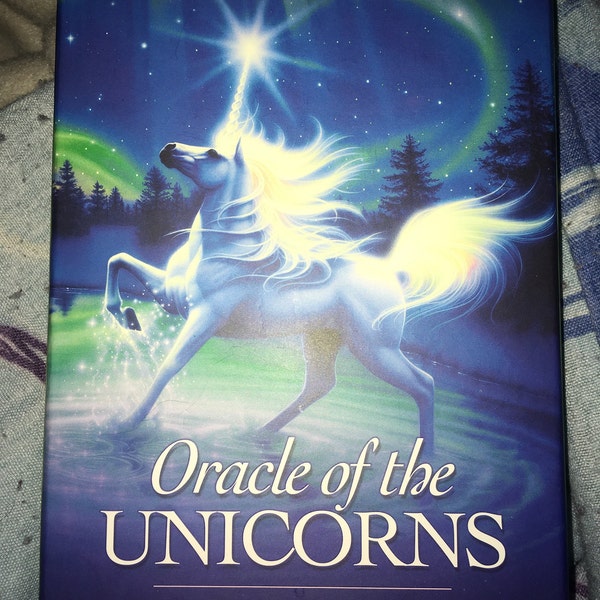 Oracle of the Unicorns Cards and Guidebook Set Tarot Card Deck Book Kit ...