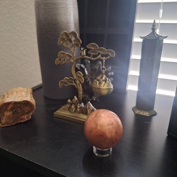 Large Tall Metal Sphere Stand Egg Stand or Globe Stand - Etsy