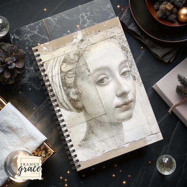 50x Spiral Notebook Mockup Bundle for Canva Easy Use Transparent ...