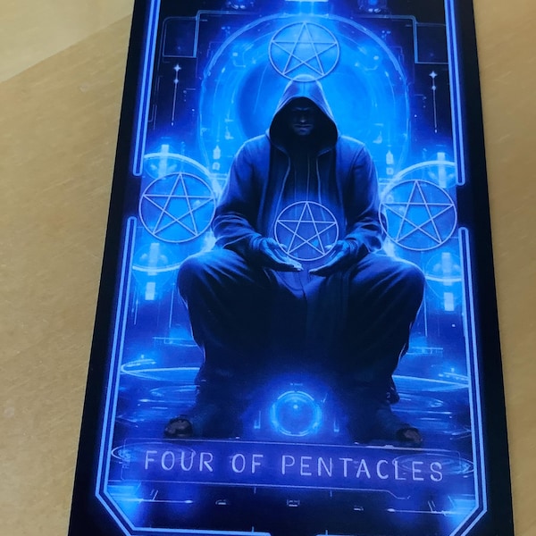 Envisiona Modern Futuristic Tarot Card Deck, Tarot Deck With Guidebook ...