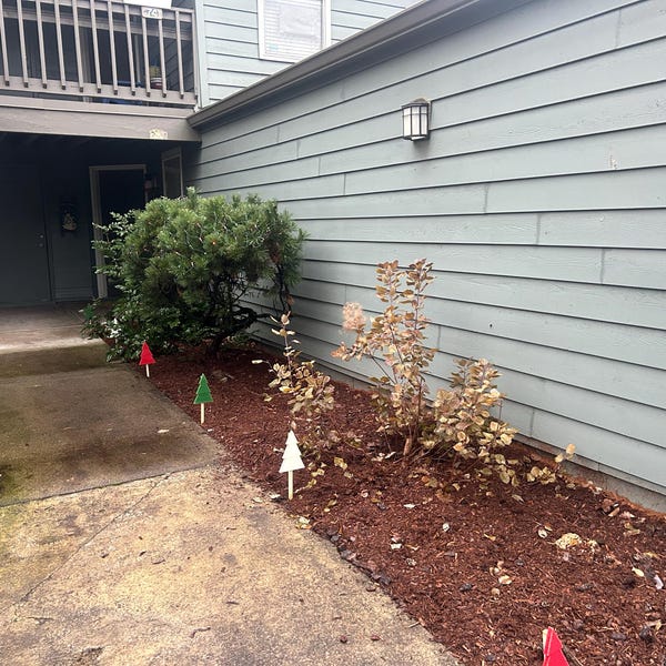 Wood Christmas Tree, Indoor Outdoor Wood Tree, Rustic Wood Christmas ...