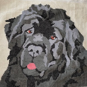 Labradoodle CROSS STITCH Pattern CROCHET Graphghan Blanket - Etsy