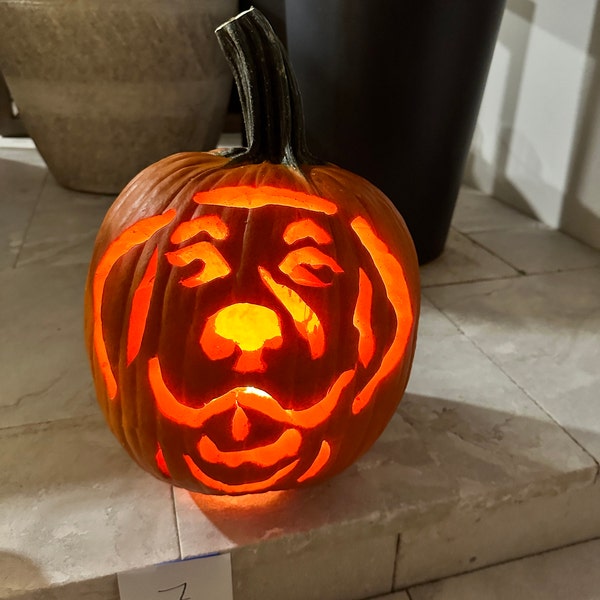 Labrador Retriever, Halloween Dogs, Pumpkin Carving, Stencil, Templates ...
