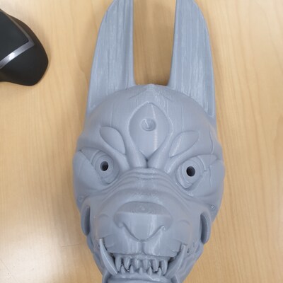 Dog Mask Cosplay GHOST OF TSUSHIMA Assassin 3D Print and Low Poly Mask ...