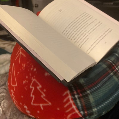 Large Book Pouf, Kindle Pillow, iPad Tablet Stand, Gift for Book Lover ...