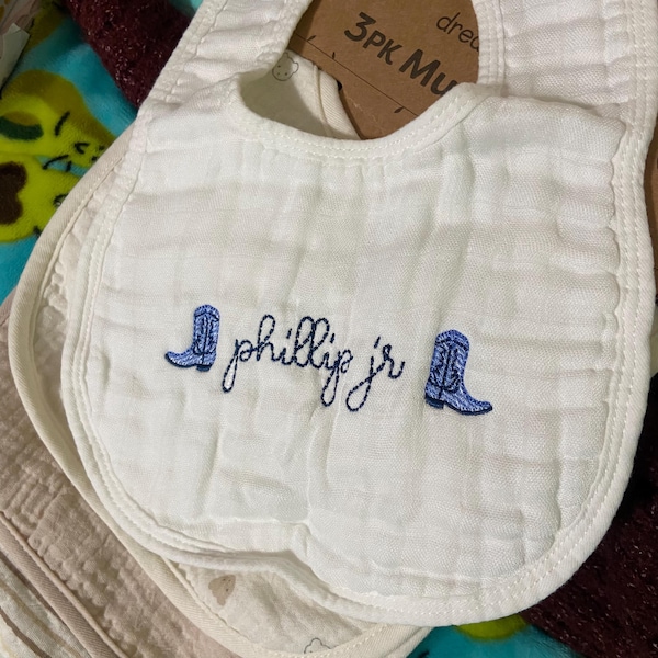 Keepsake Custom Birthday Bib | Cake Smash Bib for Baby | Personalized ...