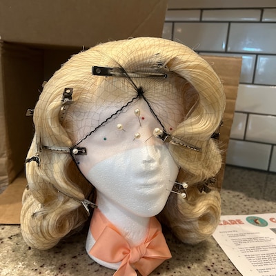 1950s Inspired Lace Front Wig in Style glam Made to Order Old Hollywood ...