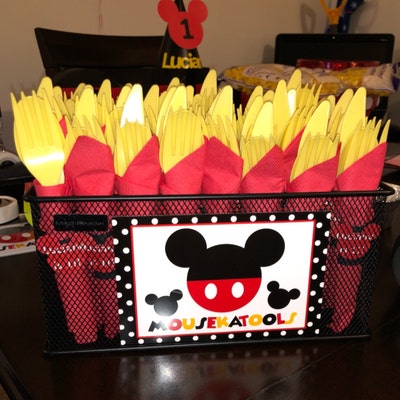 Printable Mickey Mouse 5x7 and 8x10 Mousekatools Party Sign, INSTANT ...