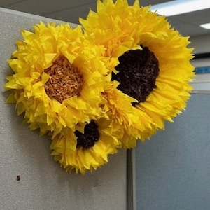 Tissue Paper Sunflower Backdrop for Bridal or Baby Showers - Etsy