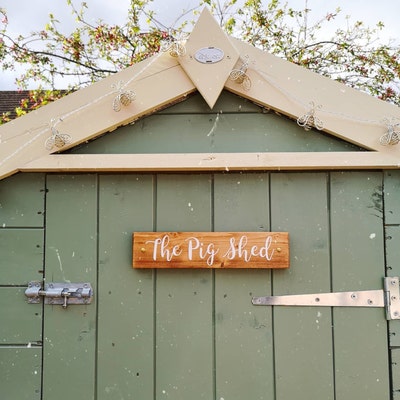 Personalised Shed Sign Custom Wooden Sign, Daddy's Shed Sign, Grandad's ...