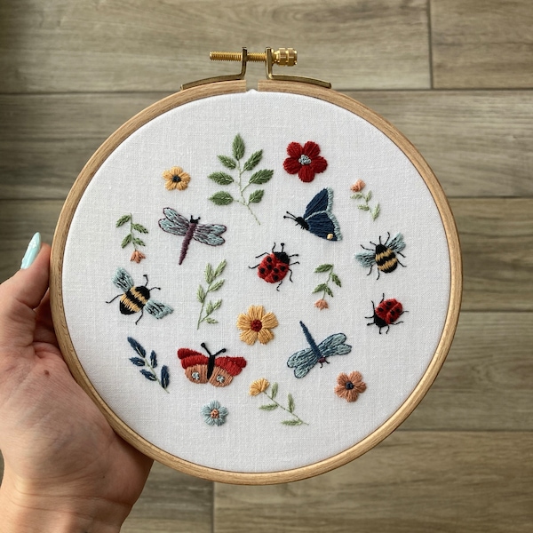 Bug's Life Embroidery Hoop || Embroidery Hoop Art PDF Pattern With ...