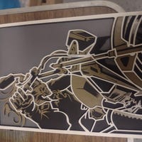 Raven Multilayer Svg,laser Cut File,3d Layered DXF Laser Cut,raven ...