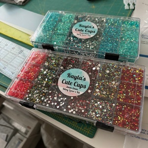 Bling Lover's Kits Monochromatic Rhinestone Kits 3mm, 4mm, 5mm FAST ...