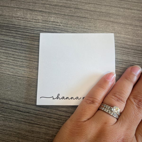 School Personalized Name Sticky Notes Post-it® Note Pads | Teacher ...