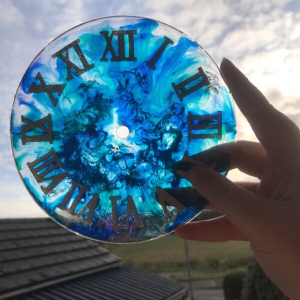 Roman Numerals Zodiac Clock Silicone Mold for Resin, Silicone Resin ...