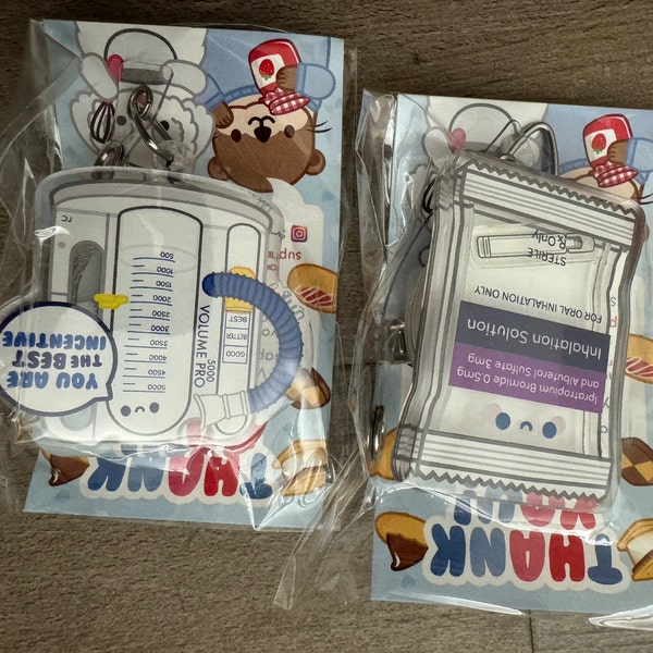 Incentive Spirometer Funny Acrylic Badge Reel for Respiratory ...