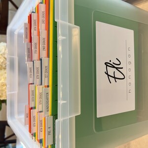 Printable Milestone Box Labels Name Decal for School File - Etsy