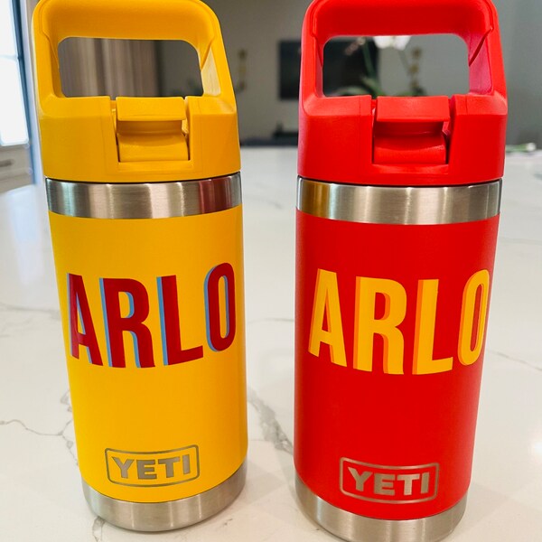 Double-layer Vinyl Monogram Decal Shadow Block Monogram Decal Monogram ...