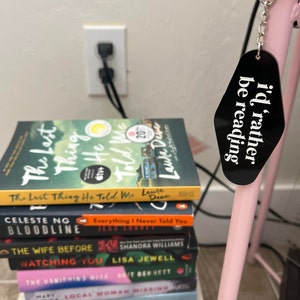 Custom Text Keychain Stocking Stuffer Acrylic Hotel Keychain - Etsy