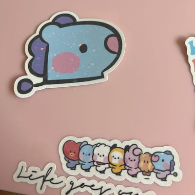 We Are Bulletproof Sparkly Sticker Set BTS Stickerbts Merch bts ...