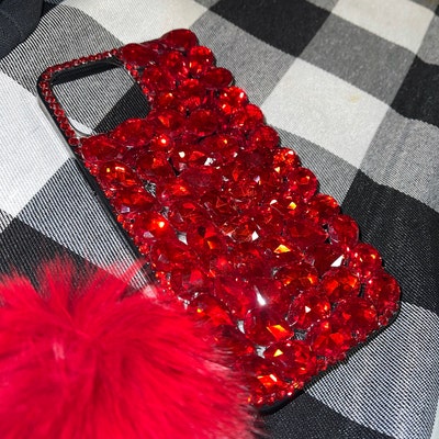 Luxury Bing Glitter Diamond Car Garbage Can Sparkle Rhinestones Car ...