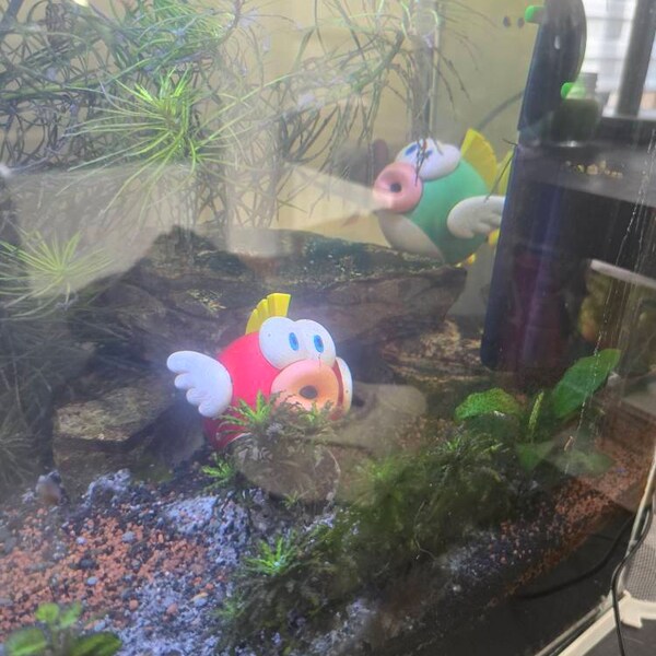 Super Mario Cheep Cheep | Fish | Super Mario Office Decorative Object ...
