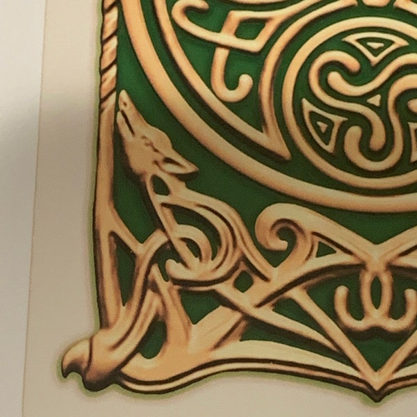 Personalized Celtic House Blessing - Digital Art Print 8" X 16" | Irish ...