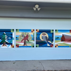 Mariner's Compass Barn Quilt Pattern DIY Barn Quilt Barn - Etsy