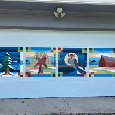 Carpenter's Wheel Barn Quilt Pattern DIY Barn Quilt Barn - Etsy