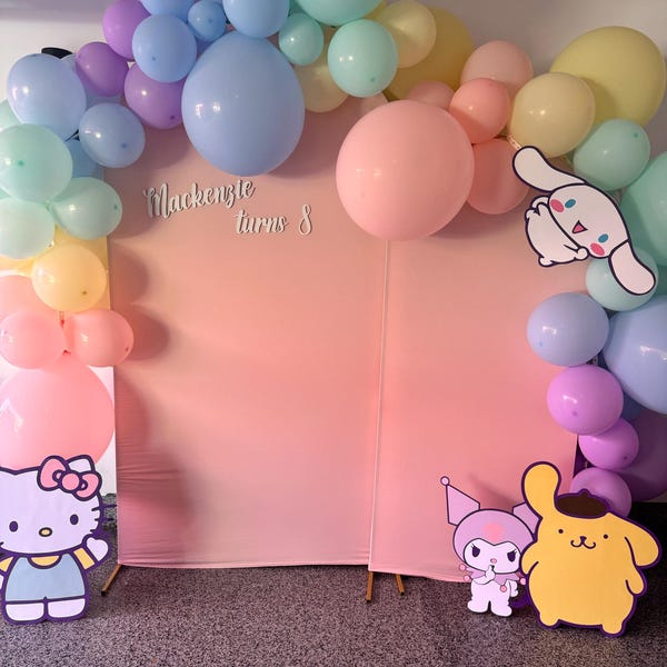 Birthday Backdrop Name Sign, Name Sign for First Birthday Party, Wood ...