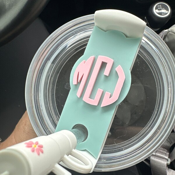 Monogram Name Plate for Stanley 30oz/40oz Tumbler, Personalized Stanley ...
