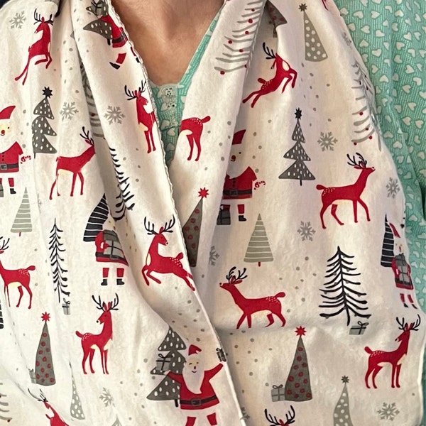 Adult Bib Scarf Chose Print, Dining Scarves, Clothing Protectors ...