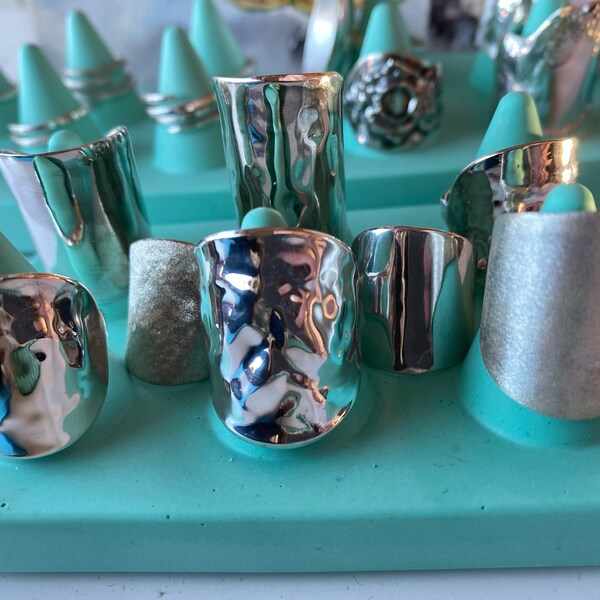 6 Cavity Ring Finger Storage Tray Concrete Mold Ring Holder Mold ...