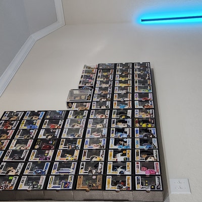 Funko Pop Display Kubbies TEN PACK Black or White. Single Row - Etsy