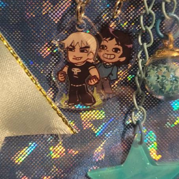 Scott Pilgrim Mini Acrylic Phone Charm Keychains - Etsy