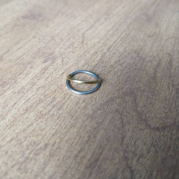 ASTM F136 Titanium Conch Labret, Curved Gem and Bead Conch Earring ...