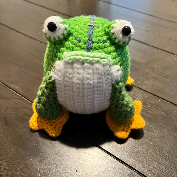Frogbert Plush - Palia Inspired Crochet Amigurumi Fanmade Plush [made ...