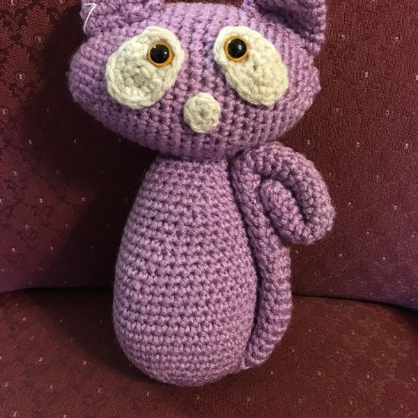 Crochet Kitty Cat Tutorial With Photos - Cat Pattern - Amigurumi Kitten ...