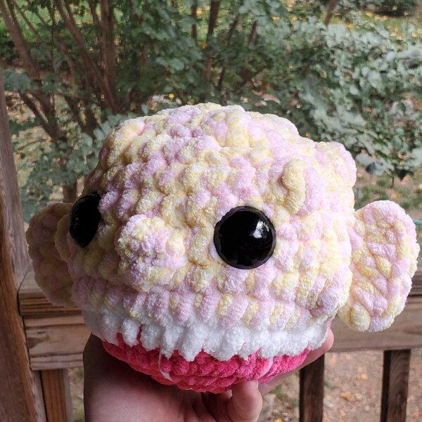 Puckerfish Crochet Pattern | Fruit Pufferfish Amigurumi PDF File - Etsy