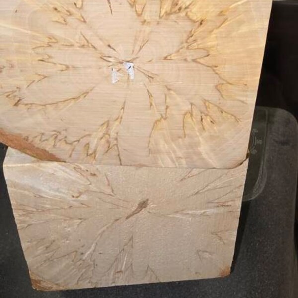 Stabilized and Dyed Karelian Birch Bigger Size Wood Blocks for Making a ...
