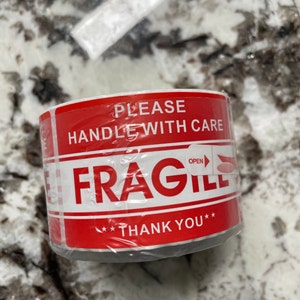 Proline® 500 per Roll Fragile DO NOT CRUSH Handle With Care - Etsy
