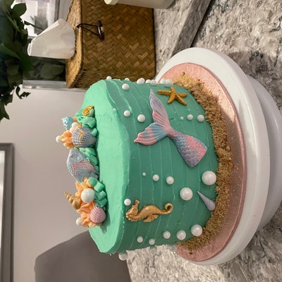 Pastel Mermaid Tail in Teal Pink and Purple - Etsy UK