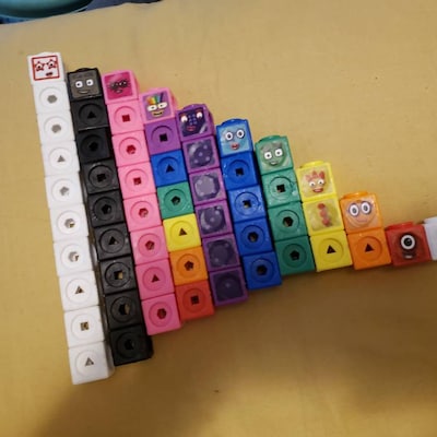 Numberblocks 0 100 Face and Body Stickers, Waterproof, Scratch and UV ...