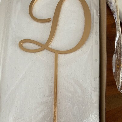 Wedding Cake Topper, Monogram Cake Topper, Custom Initials Wedding Cake ...