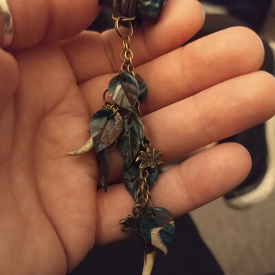 Dangle Dread Beads Long Chain Charm Dreadlock Accessory Antique Bronze ...