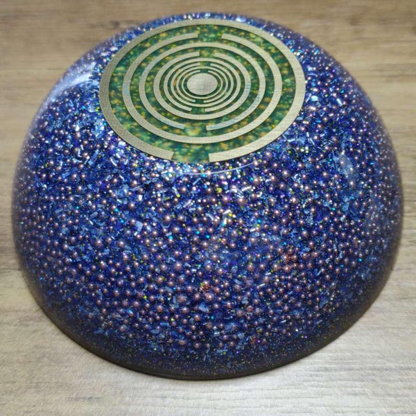 Orgone Orgonite® All-powerful Gold Coaster, Drink Charger, Water ...